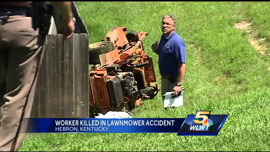 Lawnmower rolls over, kills landscaping worker in Hebron - YouTube