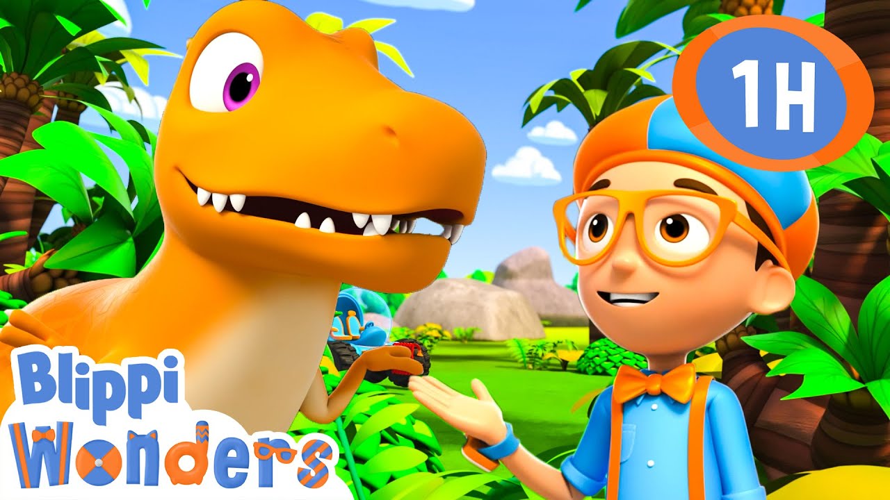 How To Train A T-Rex | Blippi Wonders | Educational Kids Videos ...