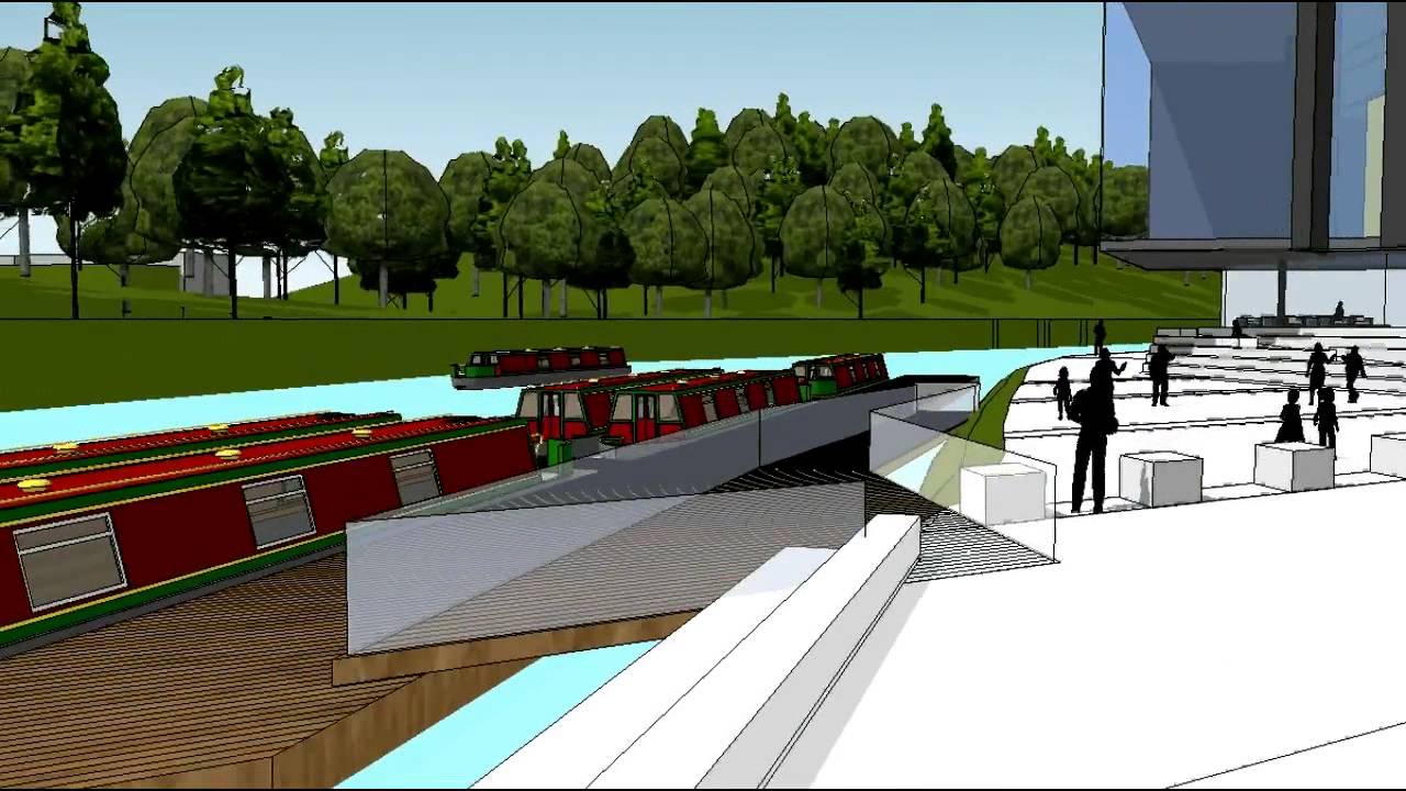 Weaver Way, Barons Quay, Northwich, fly-through - YouTube