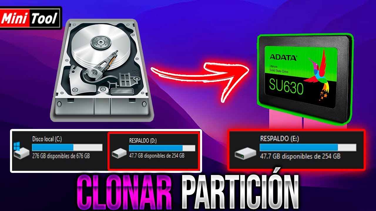Como CLONAR UNA PARTICIÓN de un DISCO DURO/SSD a OTRO Windows 10 y 11 ...
