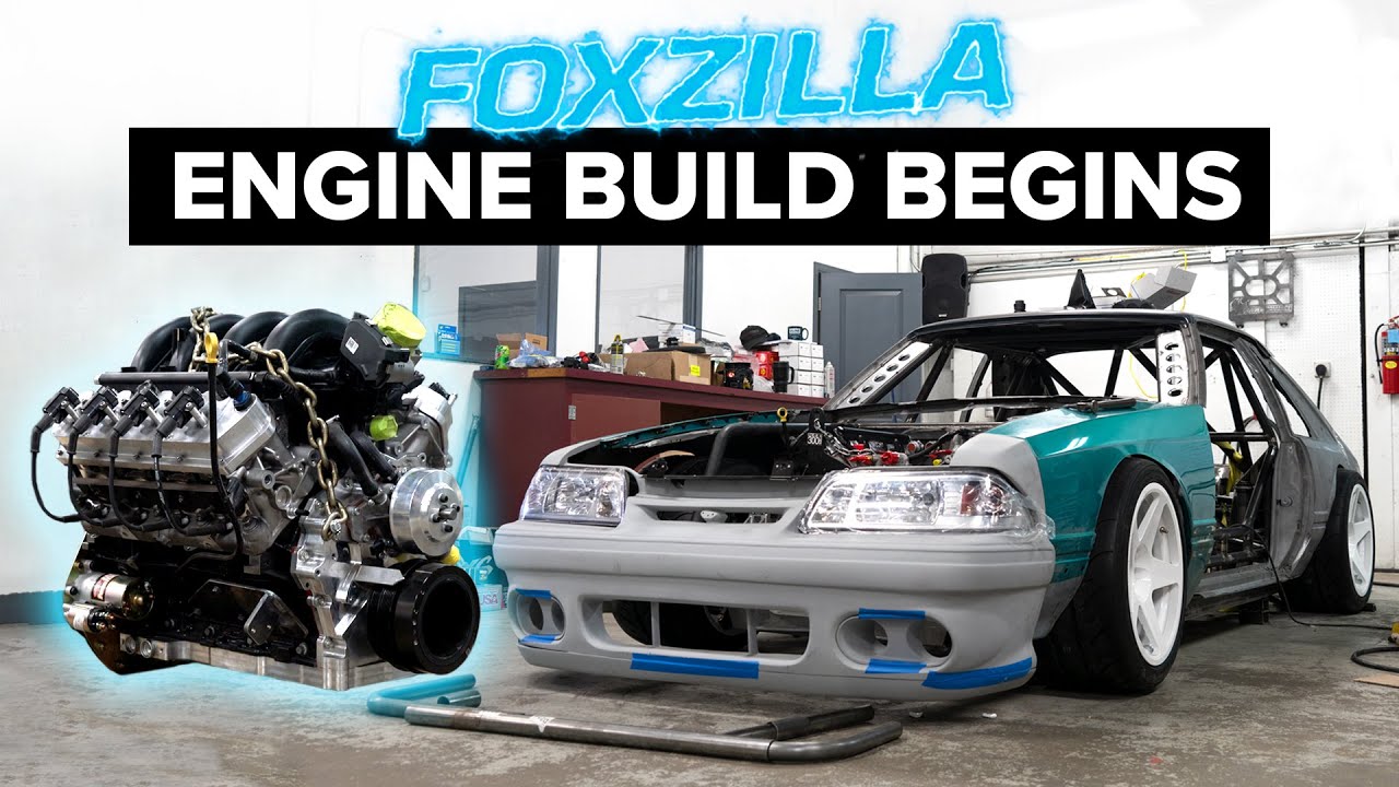 The SEMA Foxbody Mustang Engine Build Begins | Episode 6 - YouTube