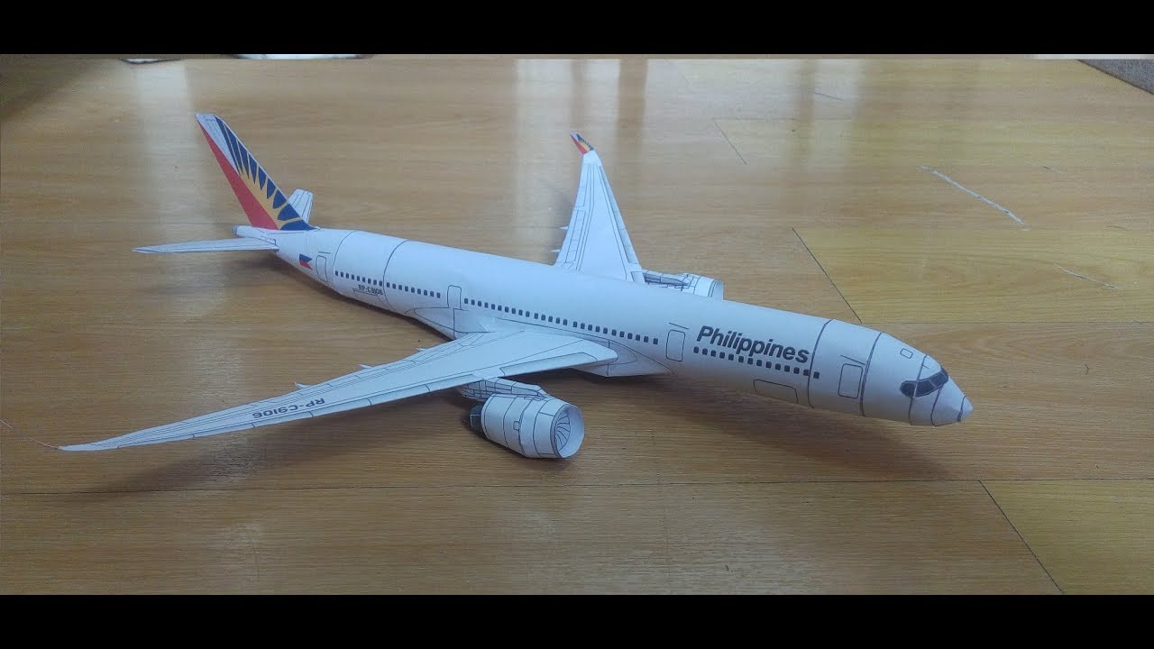Philippine Airlines A350 papercraft - YouTube