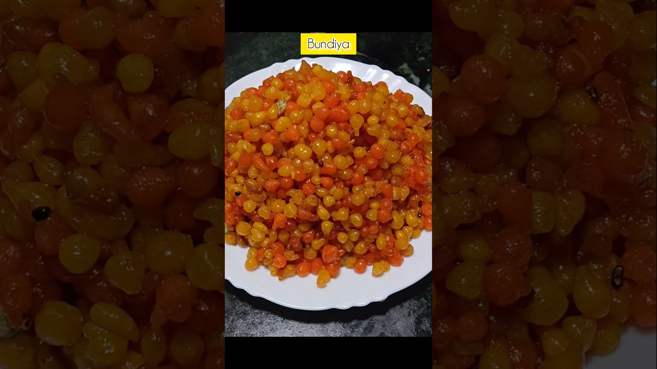 Bundiya Recipe #shorts #sweet - YouTube