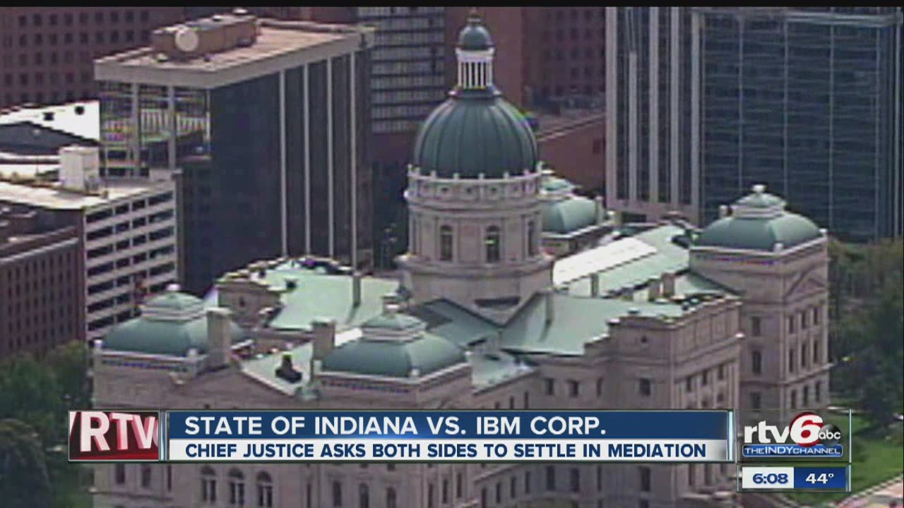 Indiana high court suggests mediation in IBM case - YouTube