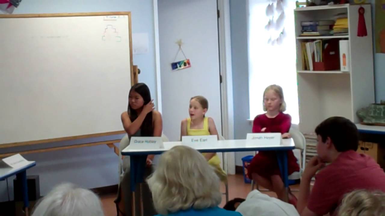 Eve faces the panel of judges about the Constitution part1 - YouTube