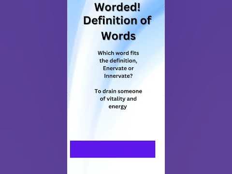 Worded! Helping you learn the definition of words. - YouTube