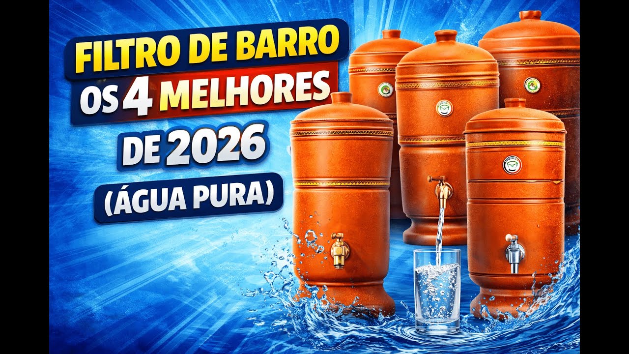 TOP 4 Melhores Filtro de Barro (Água Pura em 2026) - YouTube