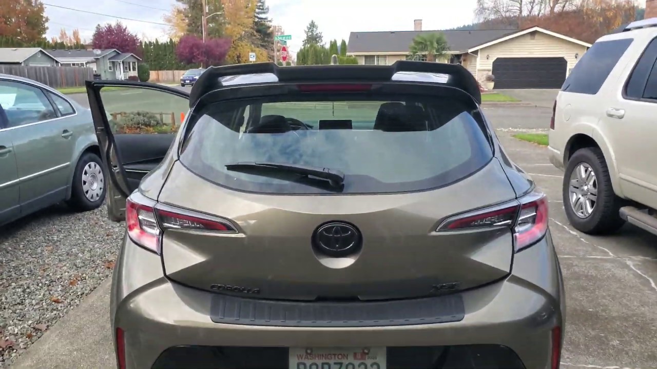 2019 Corolla hatch custom exhaust update - YouTube