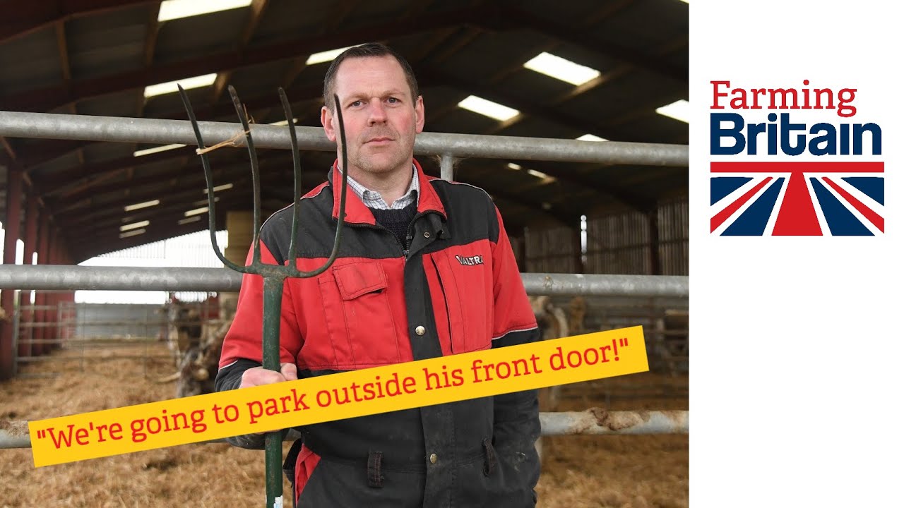 Willing to risk arrest to save farm for his daughter - Matt Cullen - London Tractor Rally ...