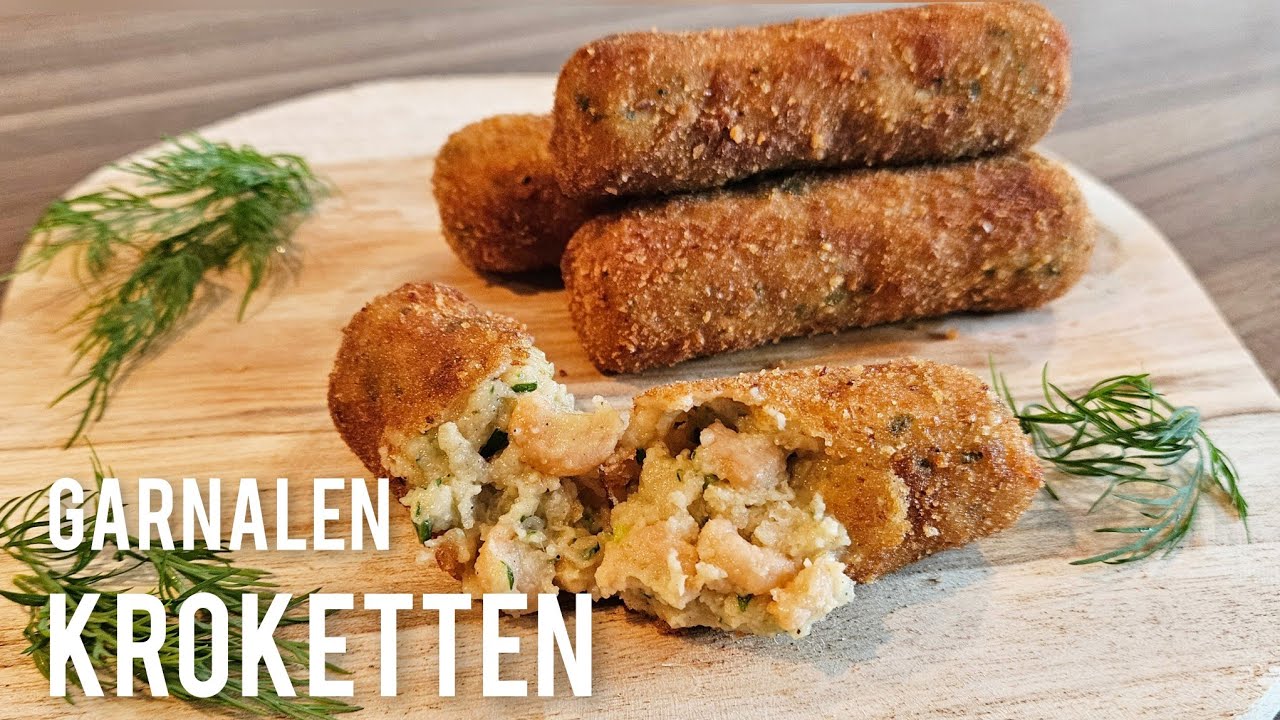 Garnalen Kroketten maken recept|Shrimp croquettes recipe| - YouTube