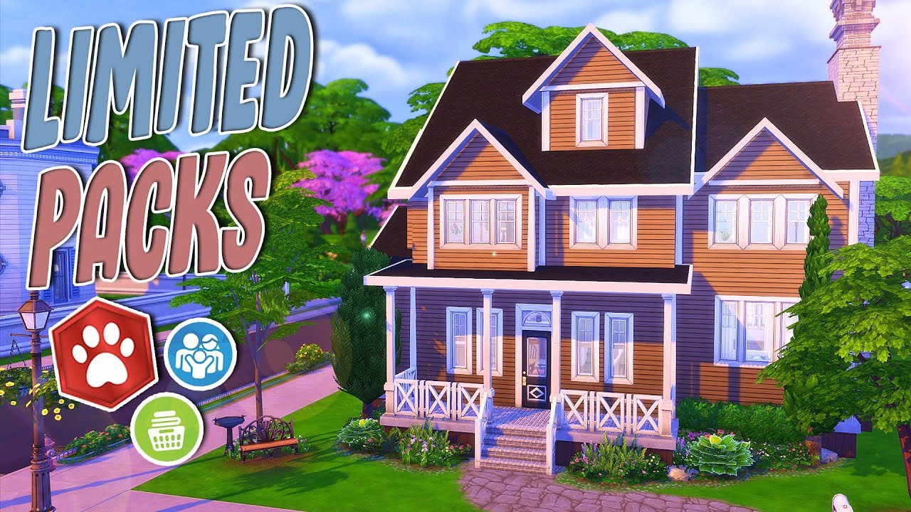 LIMITED PACK BUILD // THE SIMS 4 SPEED BUILD - YouTube