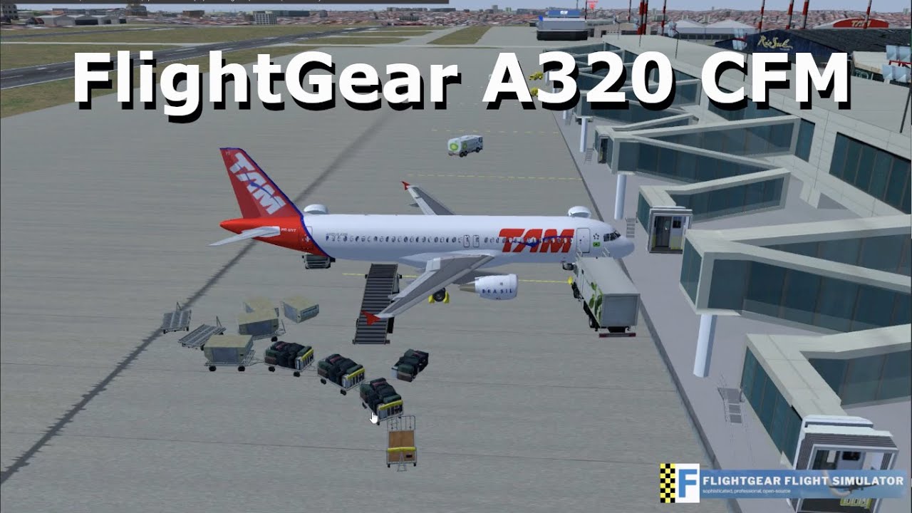 FlightGear A320 CFM - YouTube