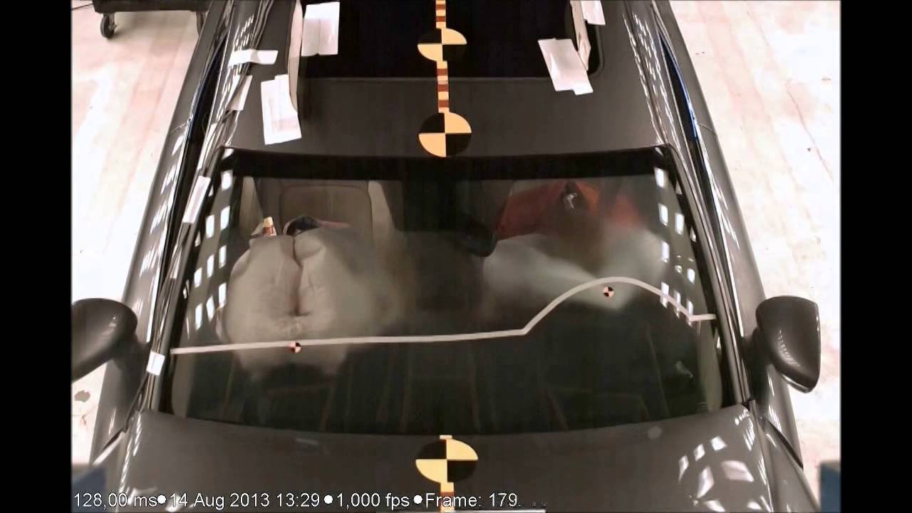 2014-2016 Lexus IS250/IS300h/IS350 NHTSA Frontal Impact - YouTube
