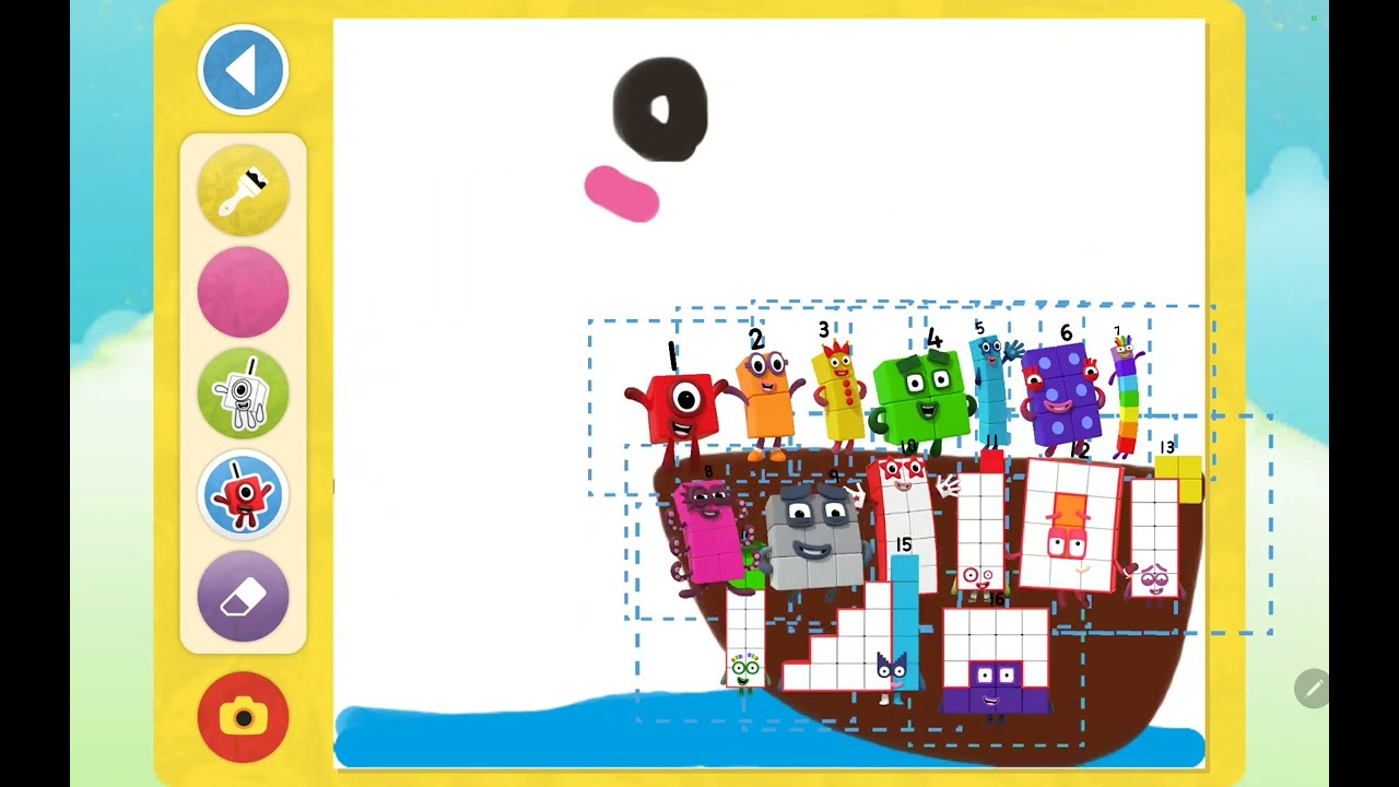 the numberblocks are getting to the boat in numberblocks world - YouTube