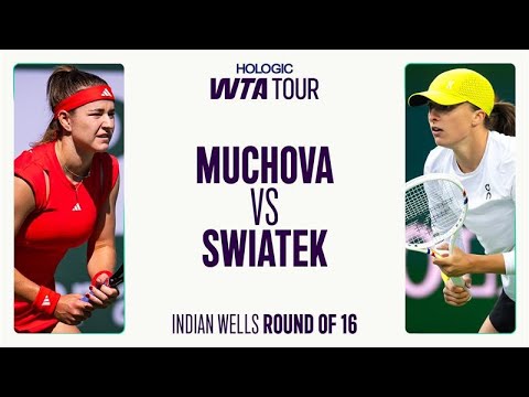 Karolina Muchova vs. Iga Swiatek | 2025 Indian Wells Round Of 16| WTA Match Highlights - YouTube