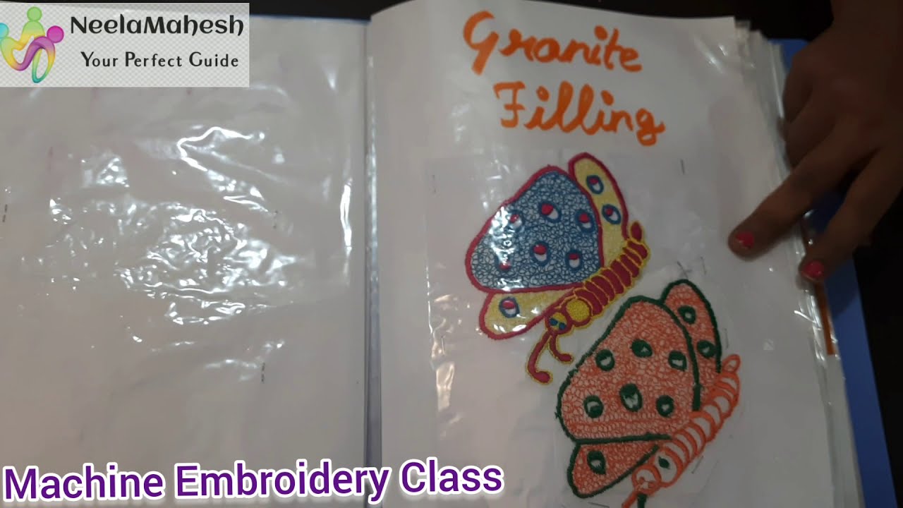 Machine Embroidery - Recap and Advance Class Details | Machine ...