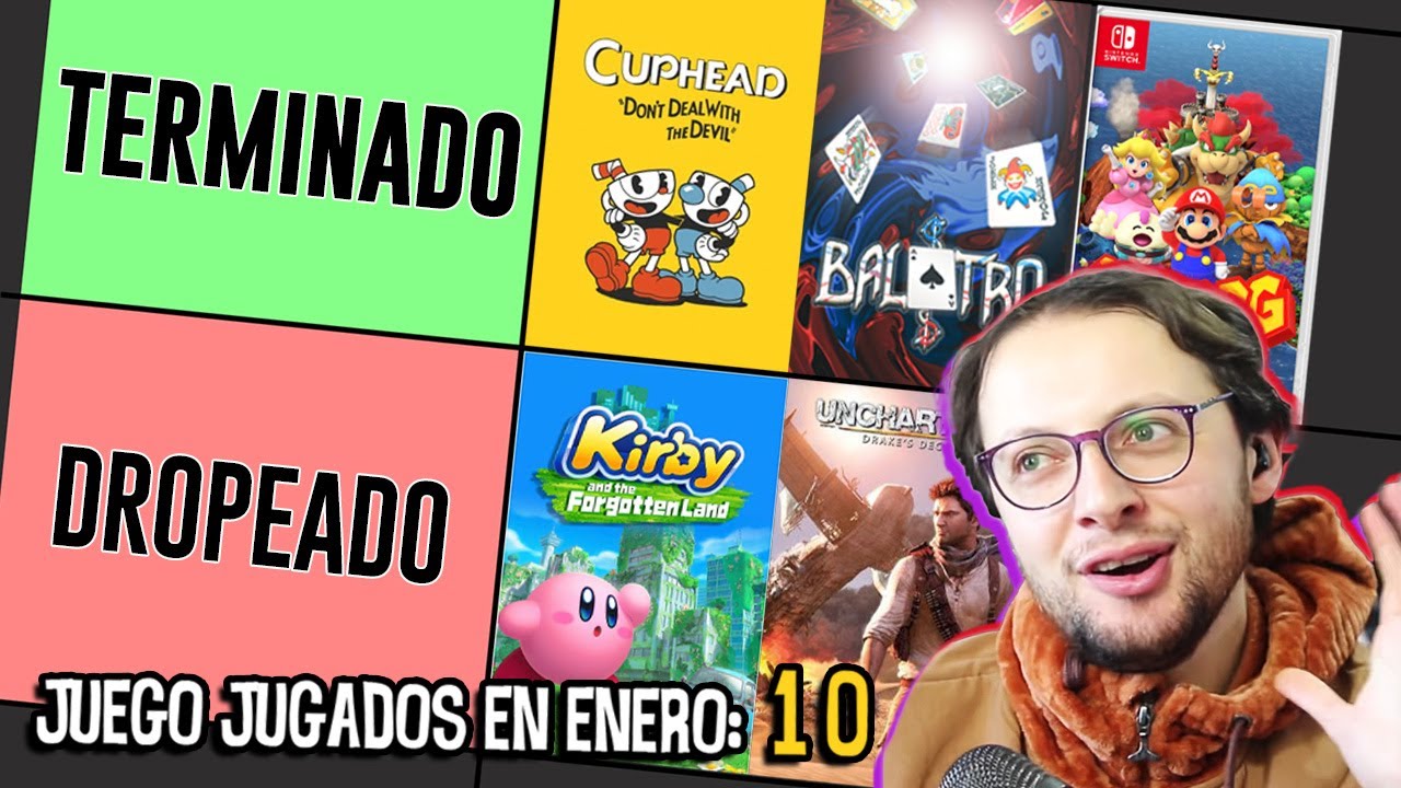 Backlog Buster: Tierlist de juegos que jugué en Enero 2025 - YouTube