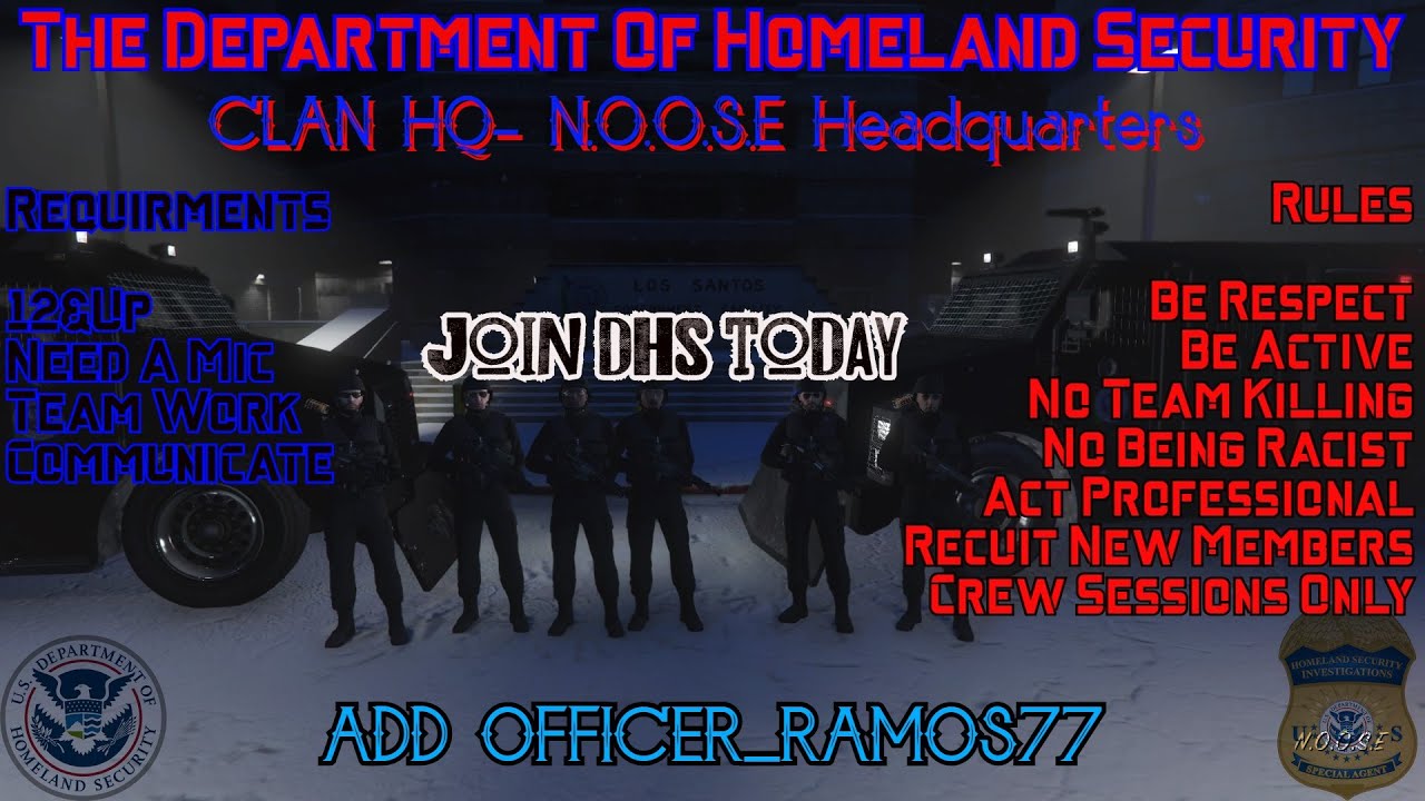 The Department Of Homeland Security - LSPD N.O.O.S.E Raid Ambush - YouTube