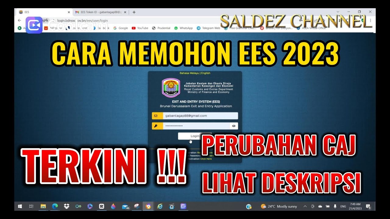 TERKINI!! Panduan Memohon Entry and Exit System (EES) 2023 | Miri-Lawas ...