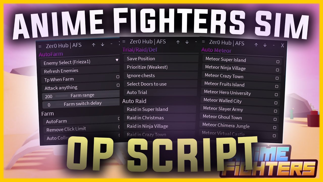 [NEW 1 YEAR] Anime Fighters Sim SCRIPT | AUTOFARM, AUTOFUSE, KILL ALL ...