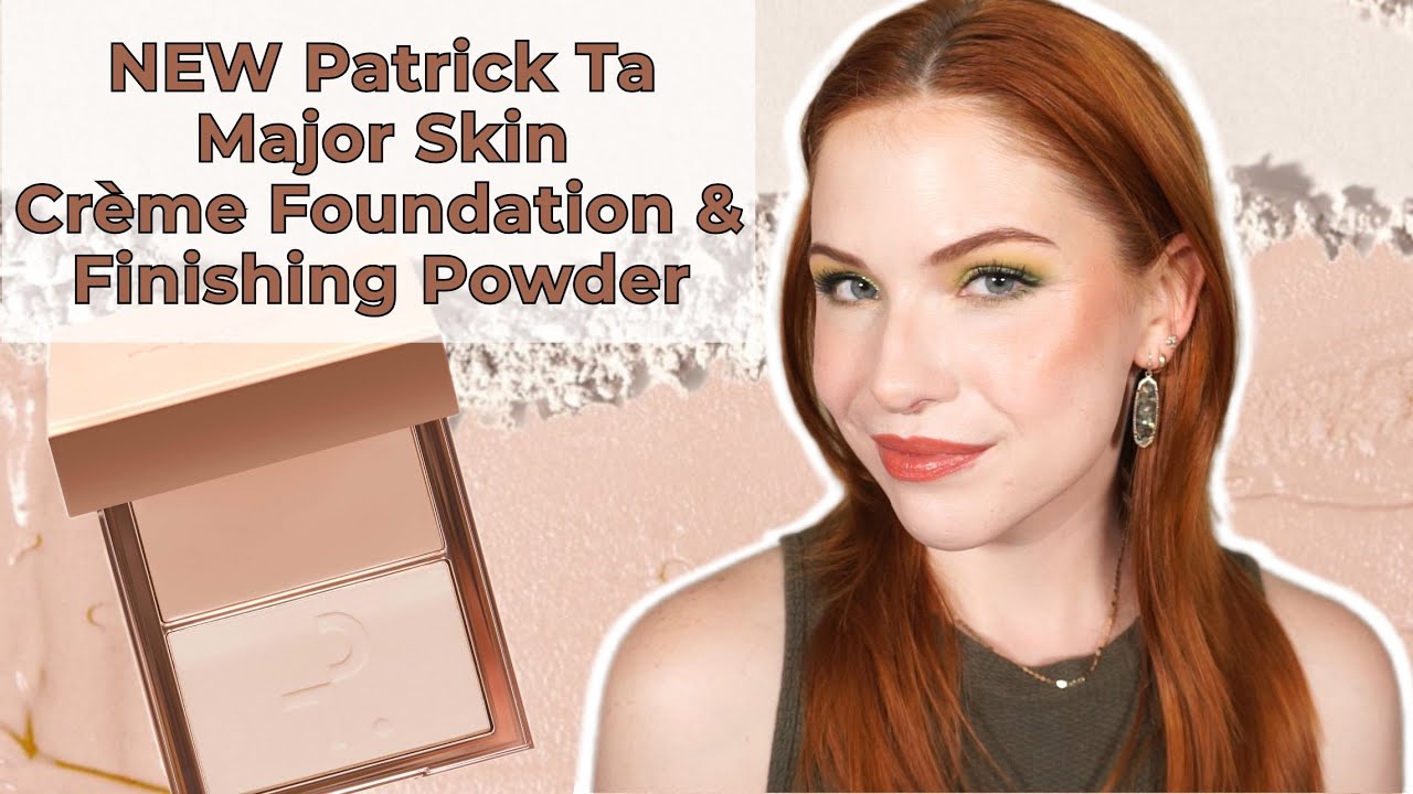 NEW PATRICK TA MAJOR SKIN CRÈME FOUNDATION & FINISHING POWDER DUO ...
