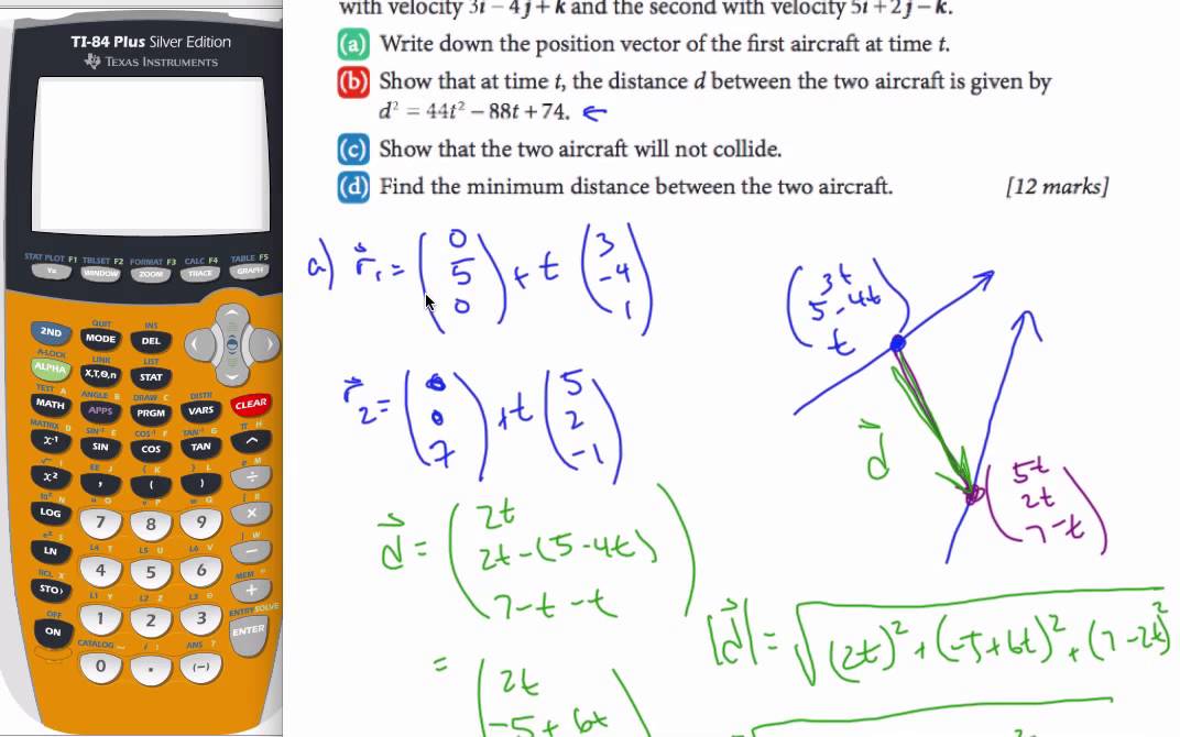 IB Vectors - shortest distance between ships - YouTube
