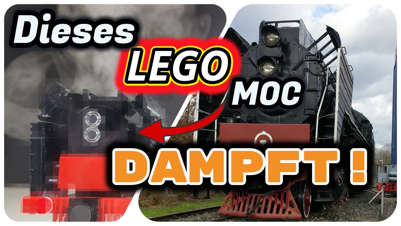 Mit Dampf! Bau einer LEGO Dampflok - WIP zum MOC - YouTube