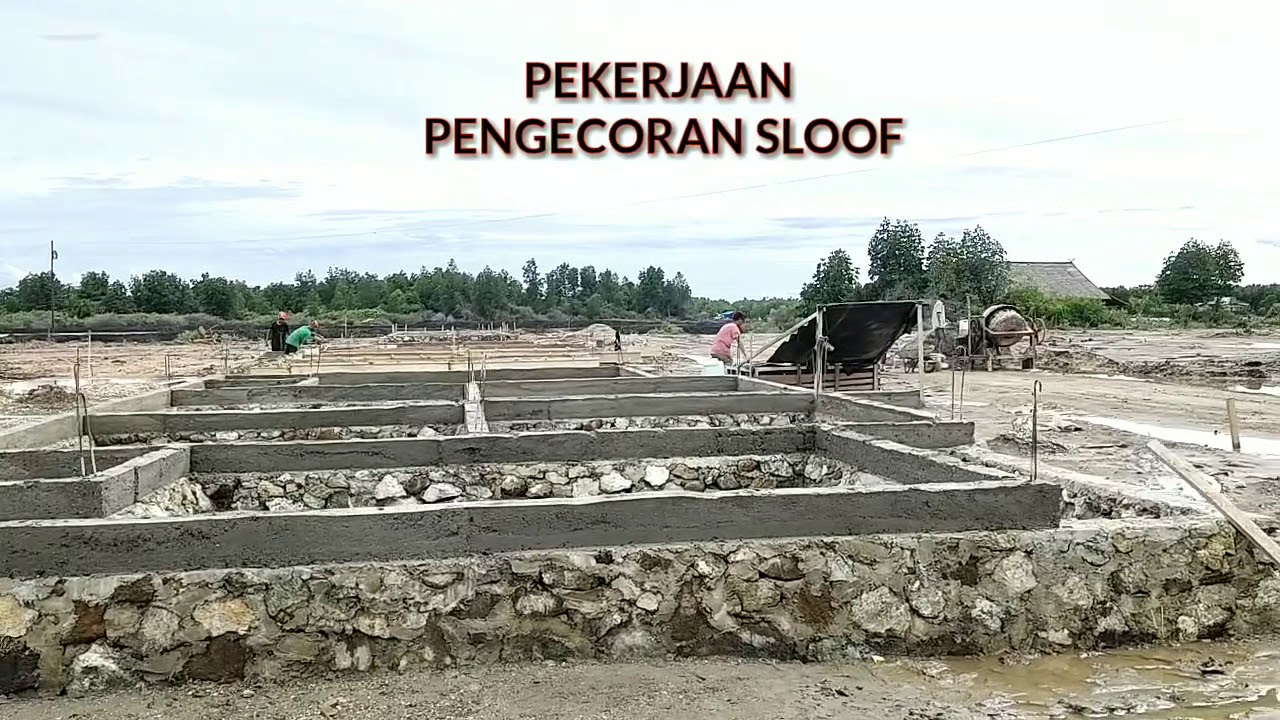 Citra Latambaga Indah - Pekerjaan cor Sloof - YouTube