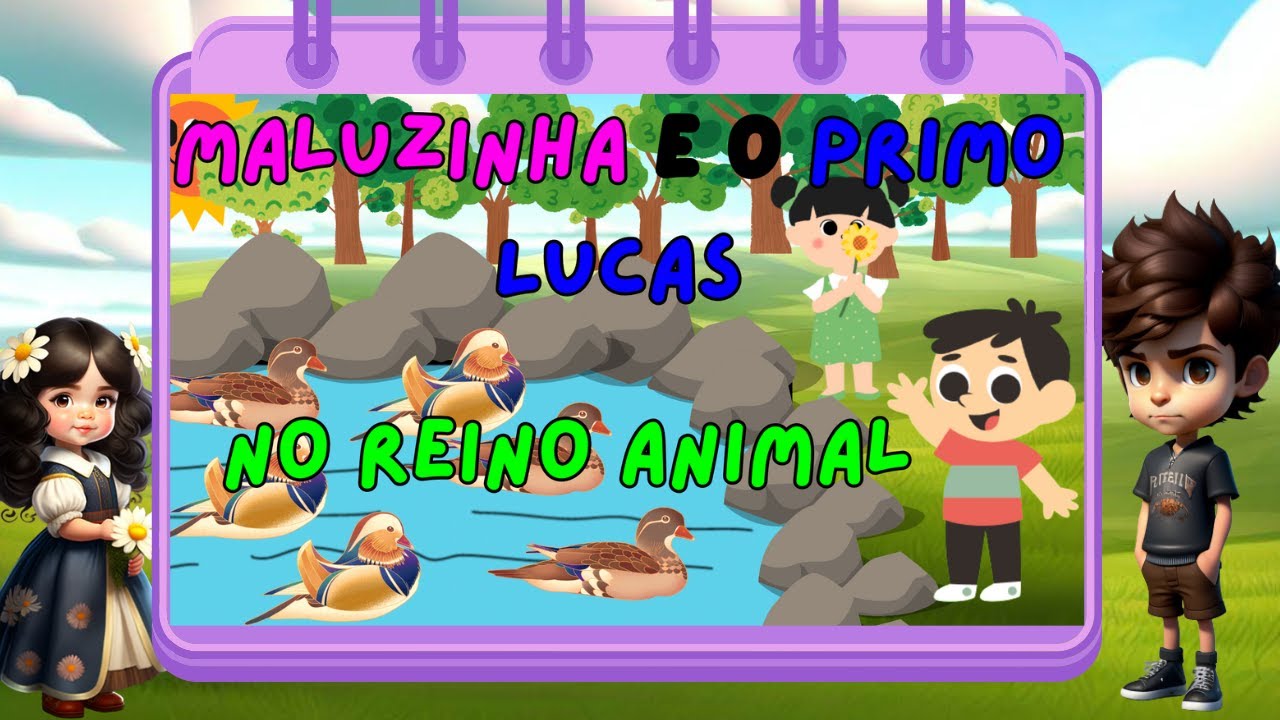 Maluzinha e o primo Lucas no Reino animal - YouTube
