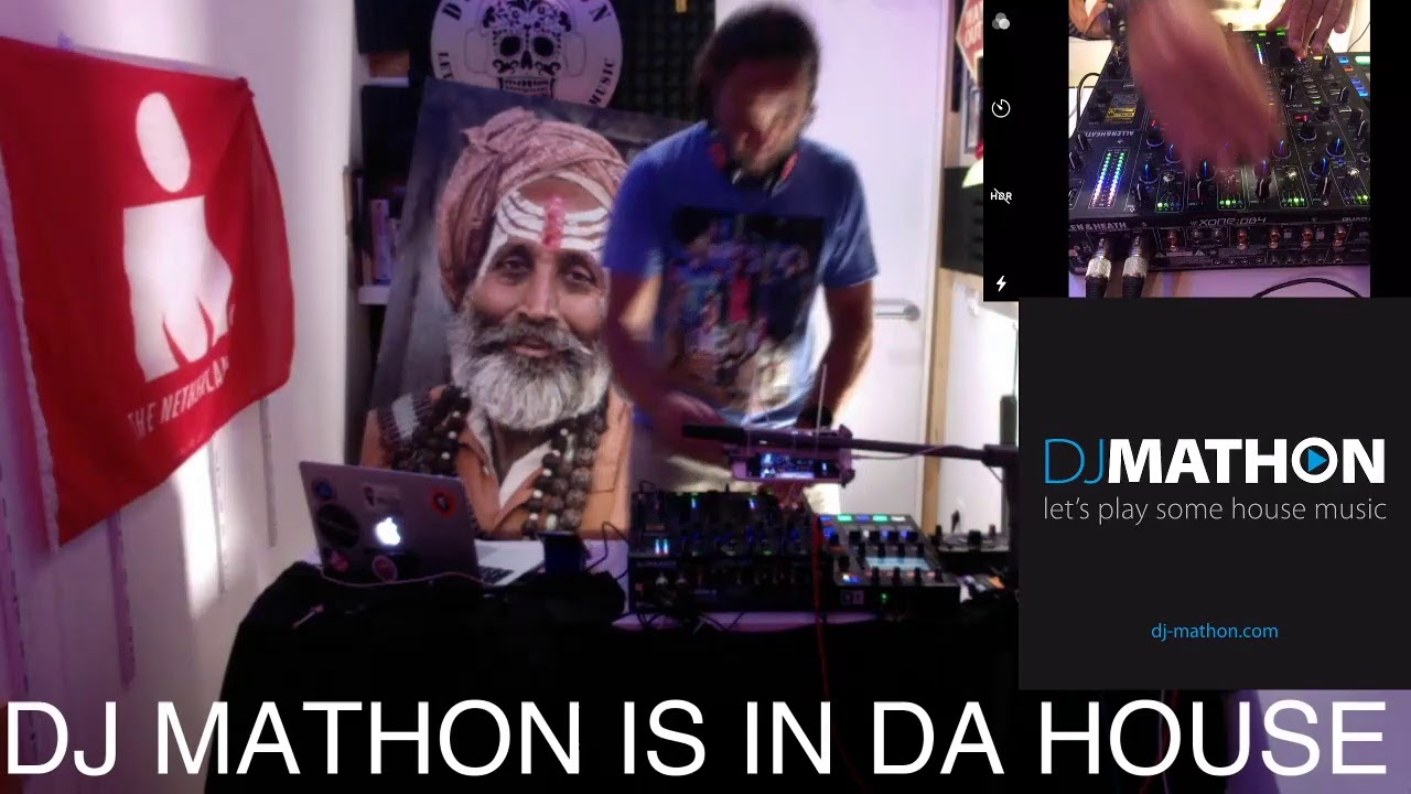DJ MATHON IS IN DA HOUSE LIVE AT FACEBOOK AND YOUTUBE - YouTube