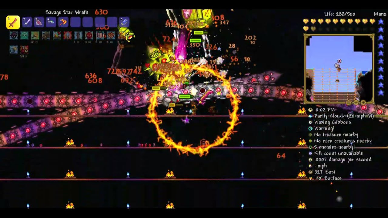 Terraria all mechanical bosses kill - YouTube