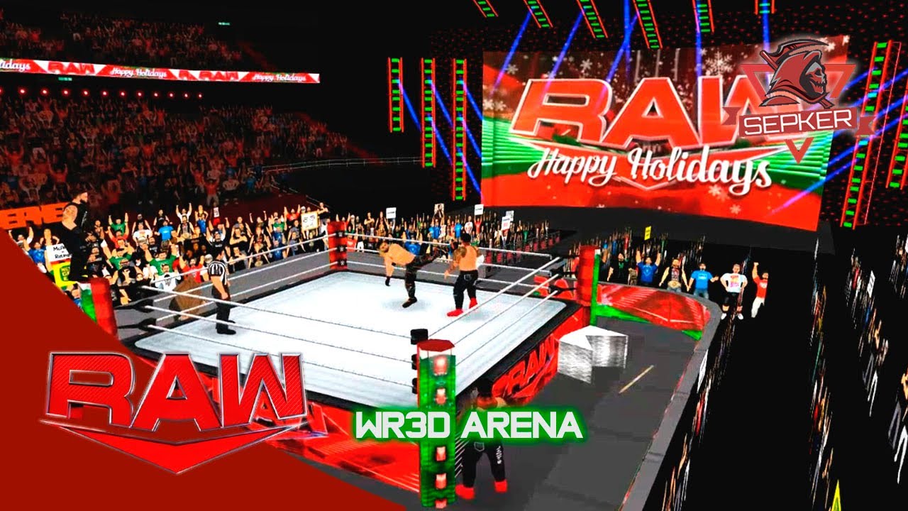 WWE RAW HOLIDAYS 2022 WR3D ARENA - YouTube