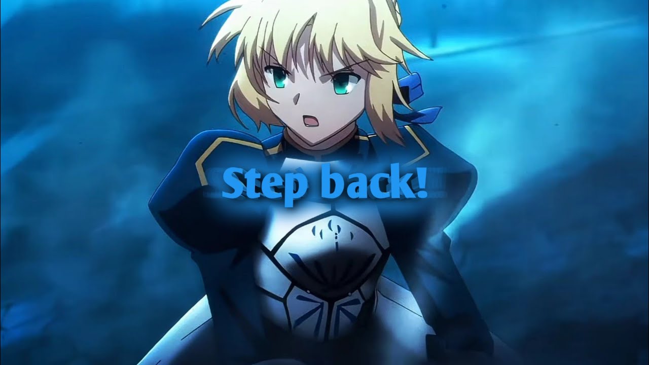 Saber vs Lancer - AMV edit [Step back!] - YouTube