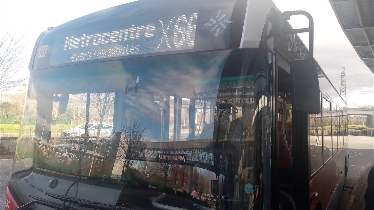 Full route ride Go North East Supershuttle x66 5491 part 1 - YouTube