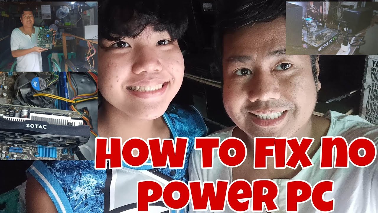 HOW TO FIX NO POWER PC/COMPUTER (PAANO AYUSIN AYAW MAG POWER ON ...
