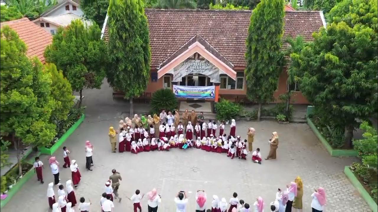 Launching Pekan Imunisasi Nasional Polio (PIN POLIO) Bersama Puskesmas Bungah di UPT SDN 242 ...