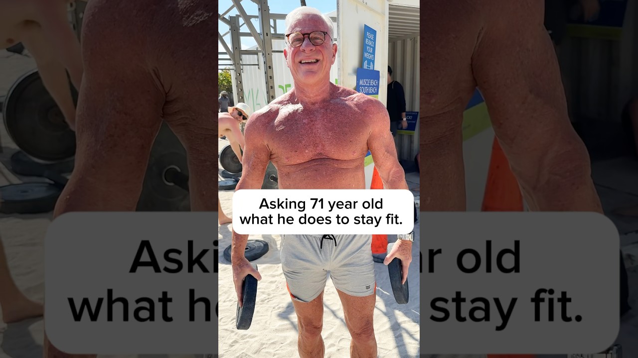 Asking 71 year old how he stays fit. #workout #inspiration #interview # ...