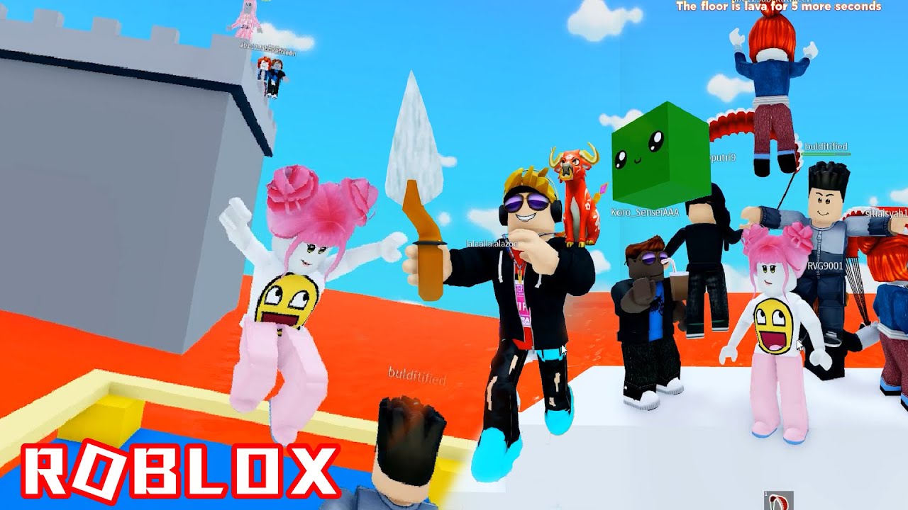 ROBLOX The Floor Is LAVA! - YouTube