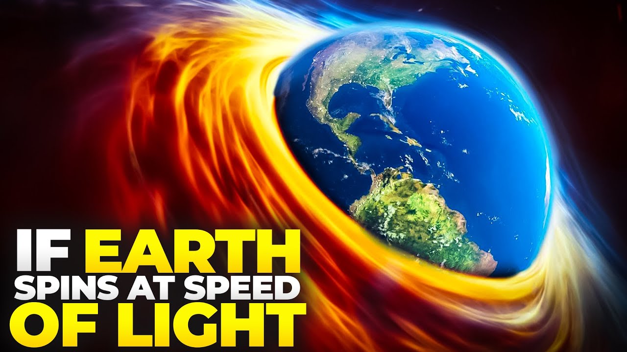 What if the Earth starts spinning at the speed of light? - YouTube