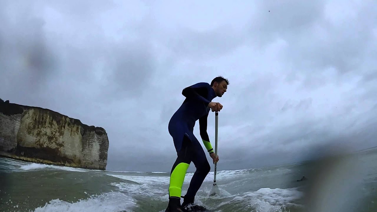 sup and surf in normandy - YouTube