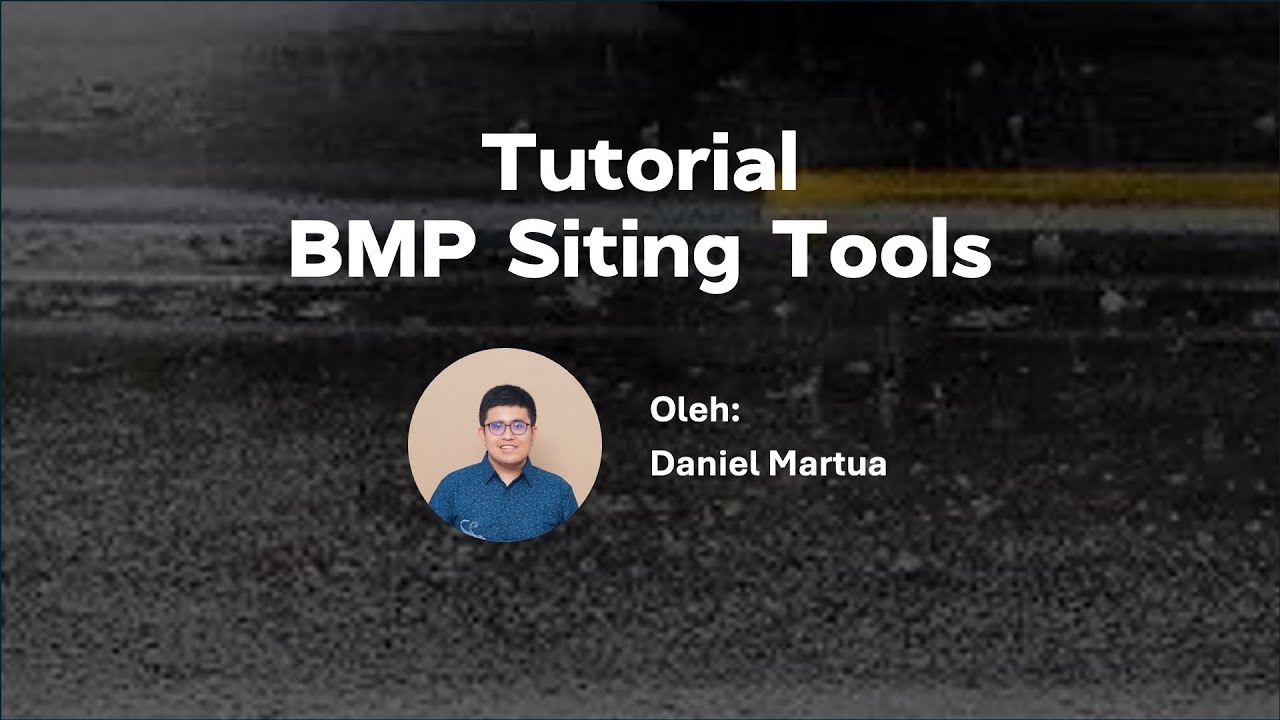 Tutorial Input Data BMP Siting Tools - YouTube