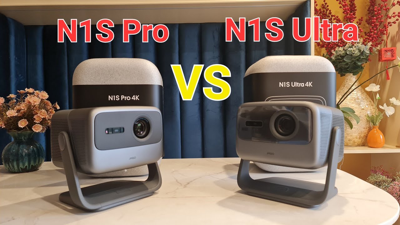 So sánh 2 anh em Jmgo N1S pro Vs Jmgo N1S Ultral - YouTube