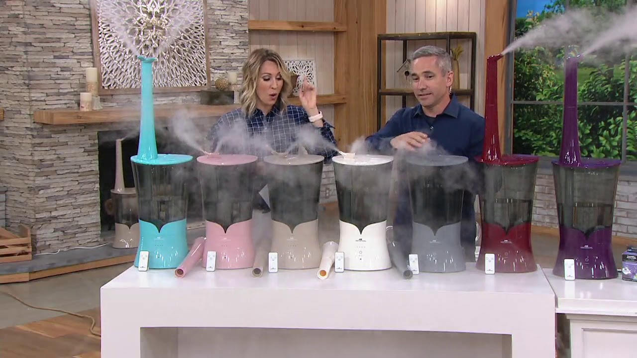 Air Innovations Clean Mist Top Fill Humidifier with Aroma Pads on QVC ...