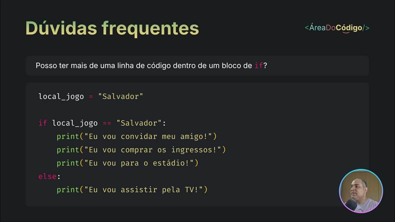 Estrutura Condicional IF em Python - Curso Python 🐍 - YouTube