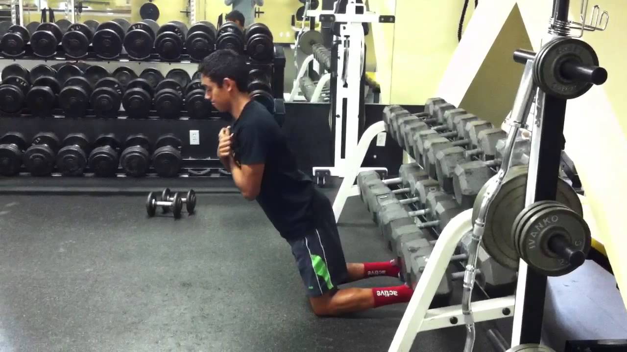 Nordic Hamstring // Russian Hamstring // Hamstring Fall Out (Solo) - YouTube