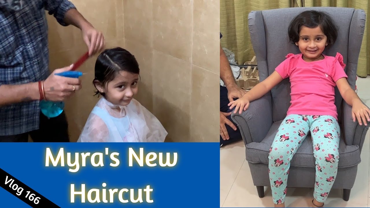 Myra's Haircut & IKEA | Marathi Vlog 166 | - YouTube