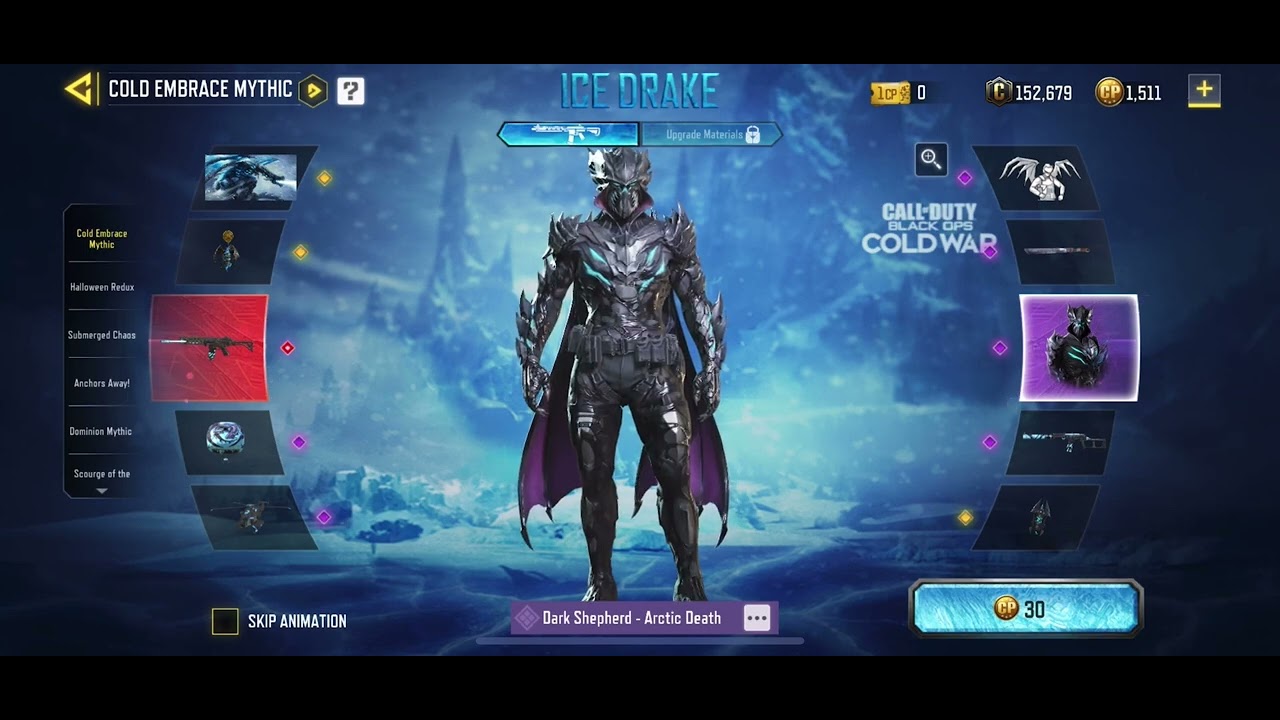 CODM - COLD EMBRACE MYTHIC DROP LUCKY DRAW - YouTube