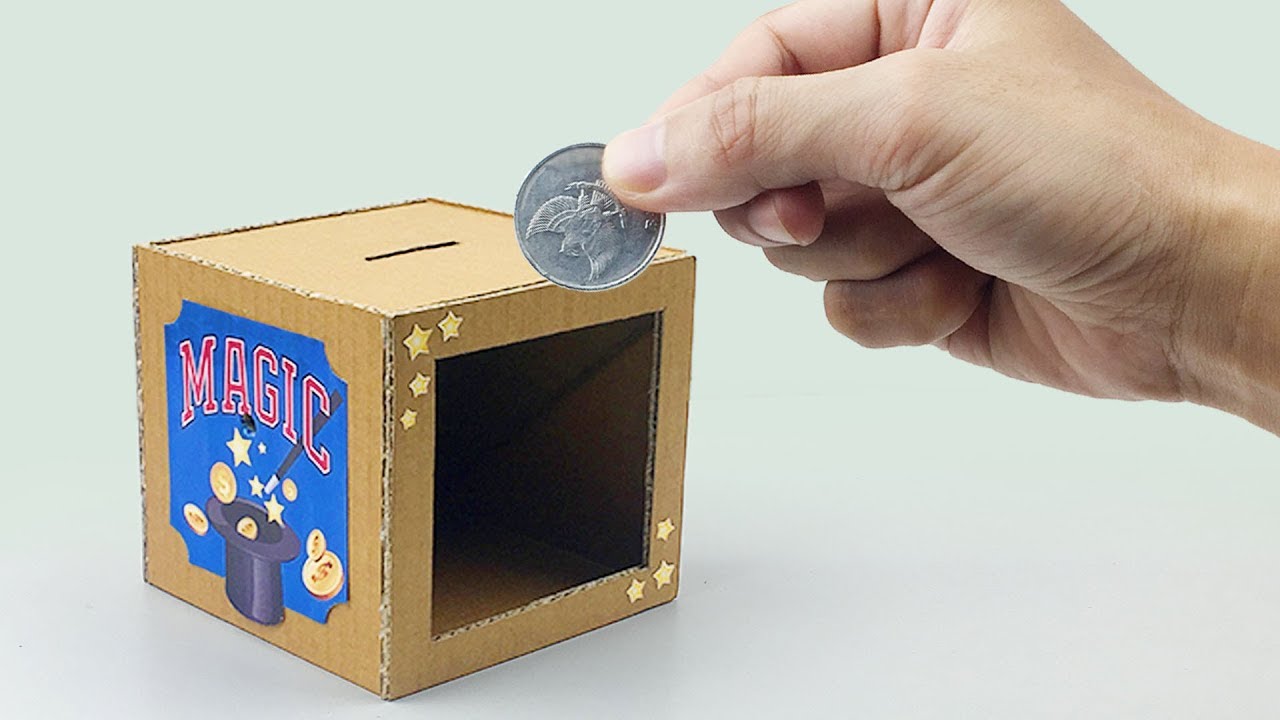 How To Make Coin Bank Box Diy Magic Box YouTube how-to-make-coin-bank-box-diy-magic-box-youtube