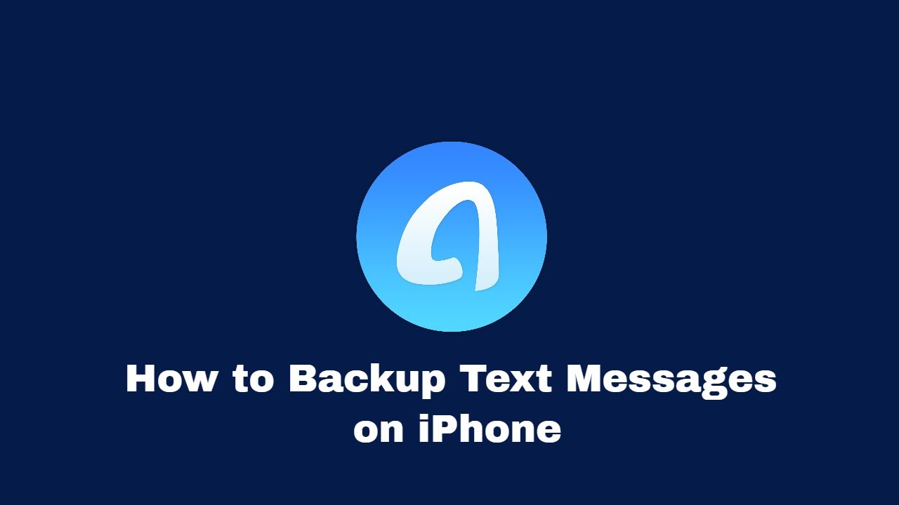 How To Backup IPhone Text Messages To Computer YouTube How To Backup IPhone Text Messages To Computer YouTube