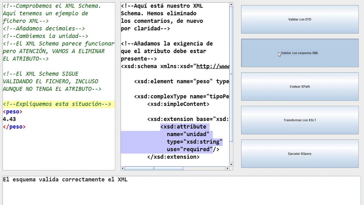 Introducción a los XML Schemas (06/11). Elementos con atributos. - YouTube